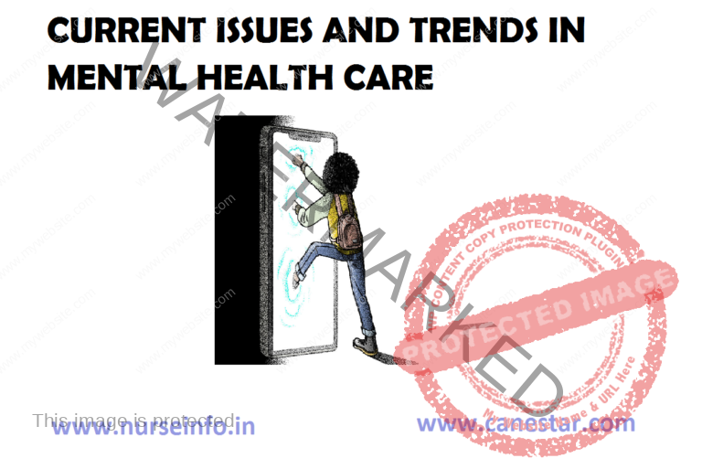 CURRENT ISSUES AND TRENDS IN MHC - Nurse Info CURRENT ISSUES AND TRENDS ...