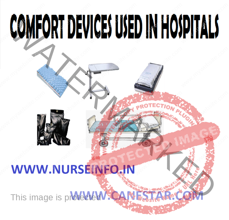 Comfort Devices Used in Hospital - List of devices