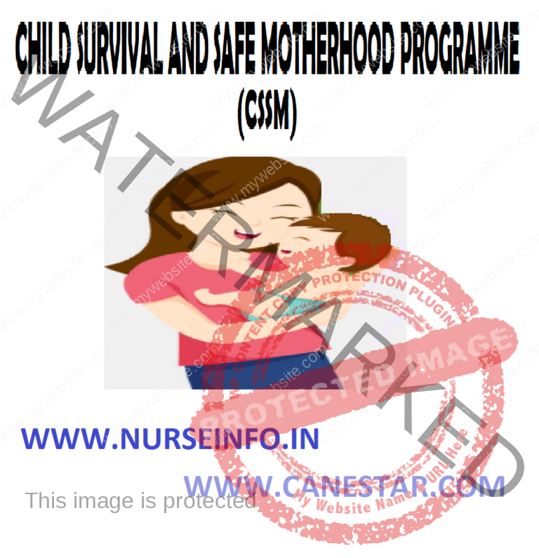 CHILD SURVIVAL AND SAFE MOTHERHOOD PROGRAM - Nurse Info CHILD SURVIVAL ...