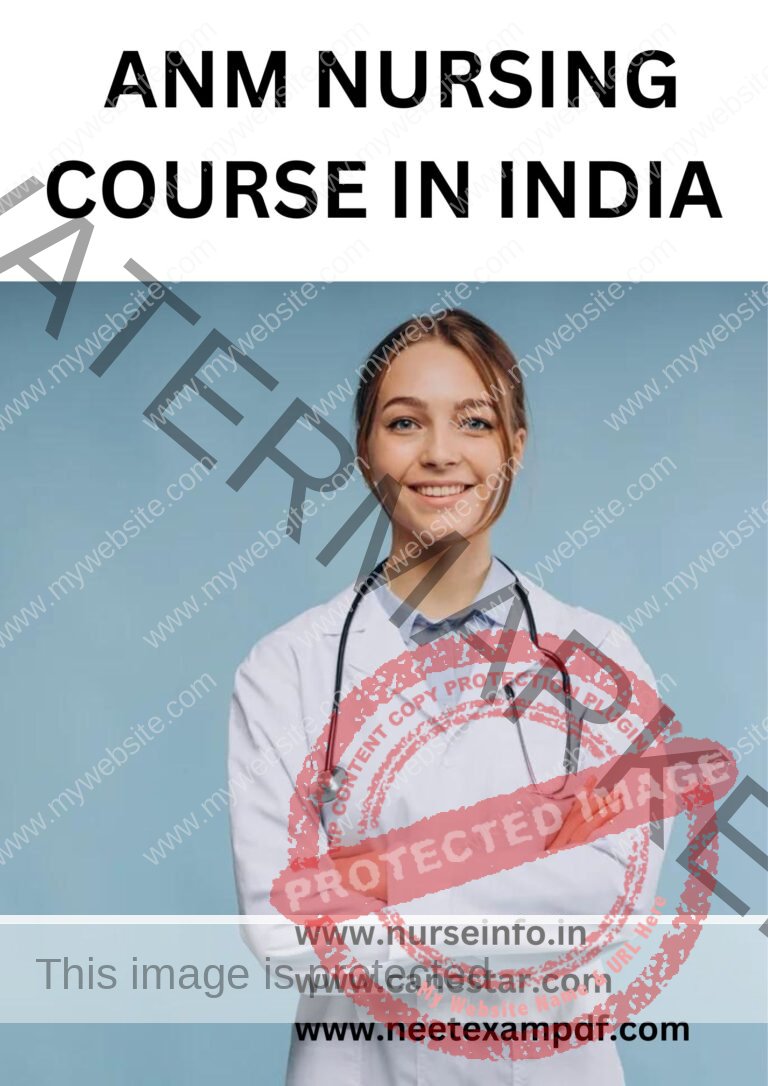 ANM NURSING COURSE IN INDIA | Nurse Info