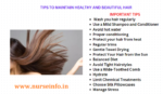 CARE OF HAIR AND COMBING - Nurse Info CARE OF HAIR - MAINTAINING ...