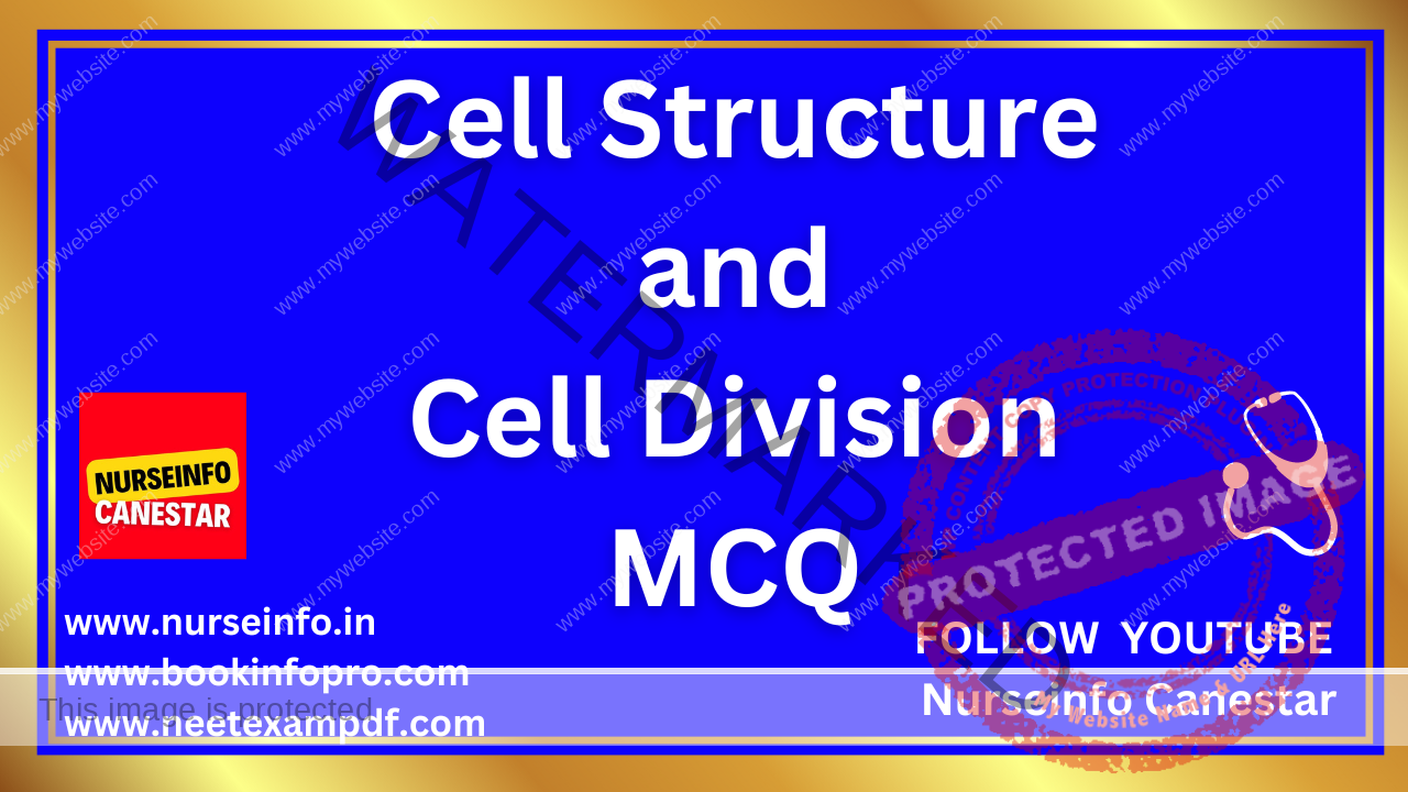 MCQ ON CELL STRUCTURE AND CELL DIVISION - #site_titleMCQ ON CELL ...