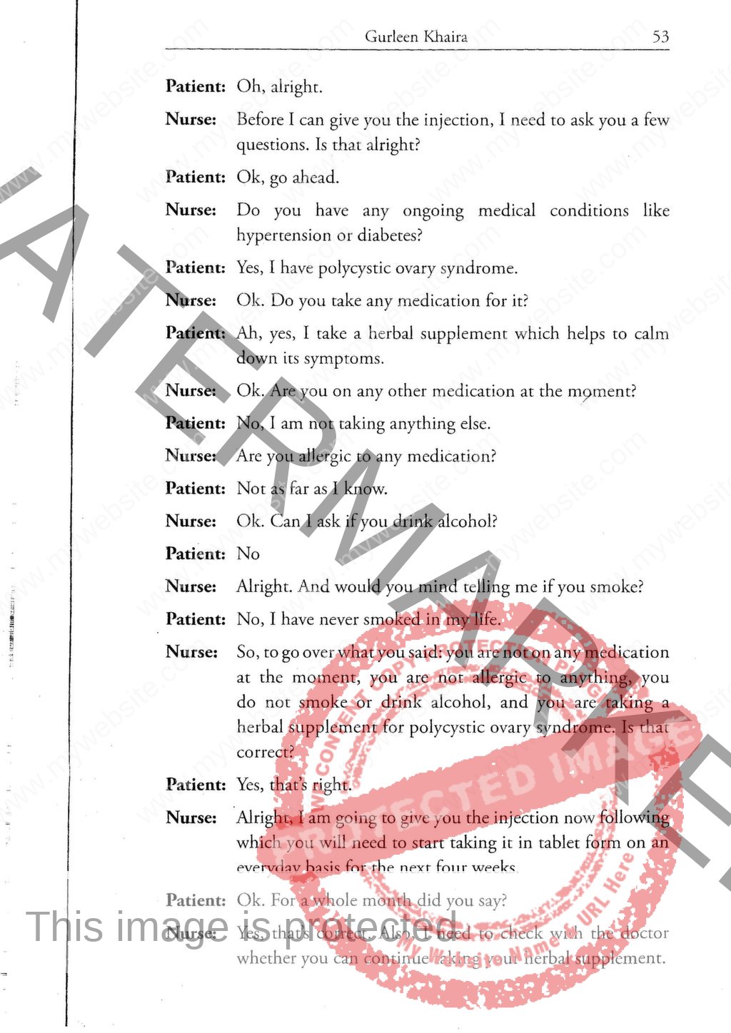 OET Writing Practice Test - Nurse Info