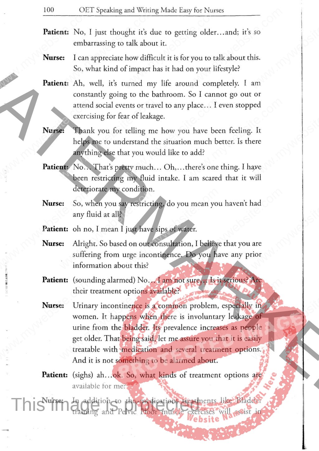 OET Writing Practice Test | nurseinfo