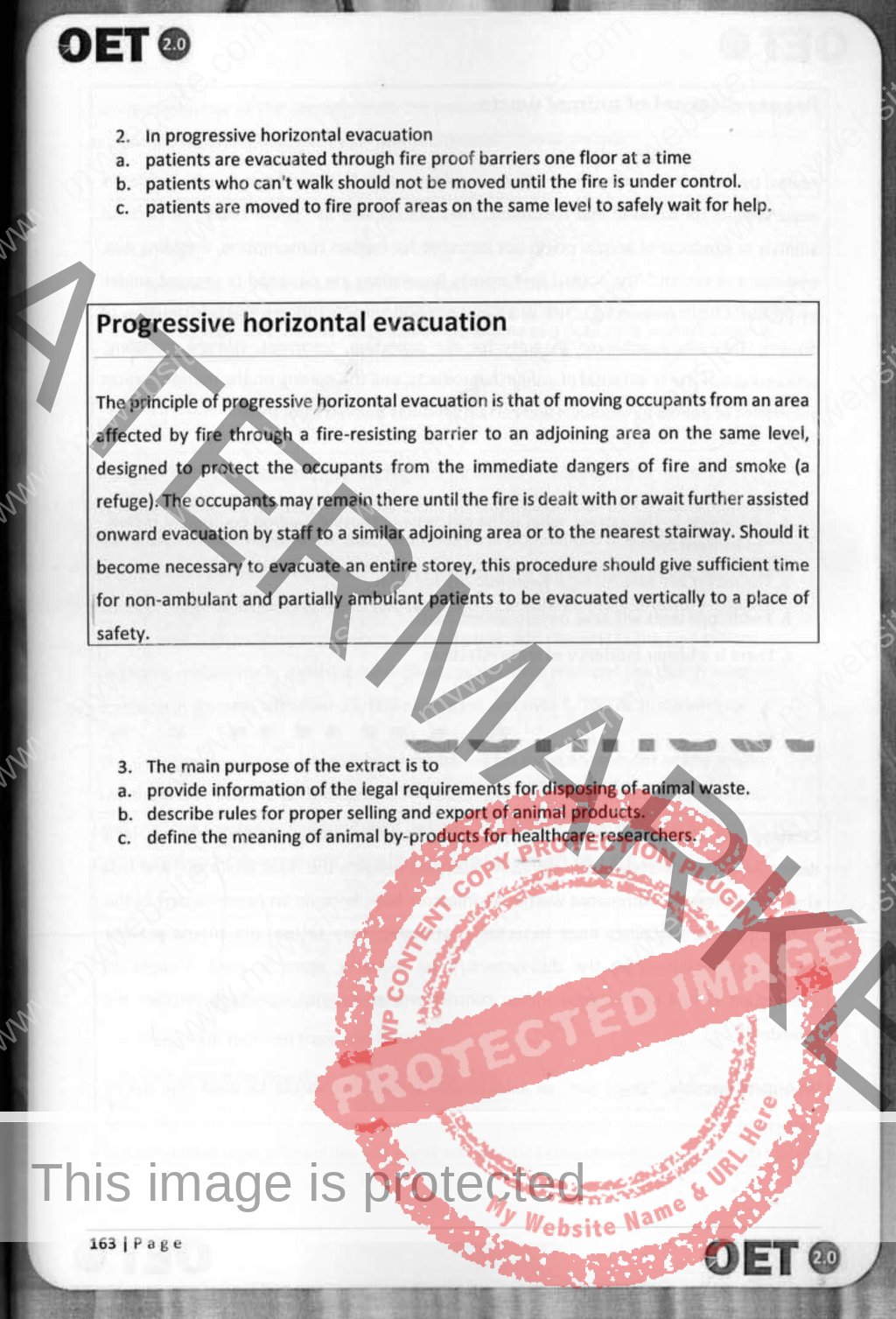 Z – SERIES, OET READING TEST, PART – 8 - Nurse Info