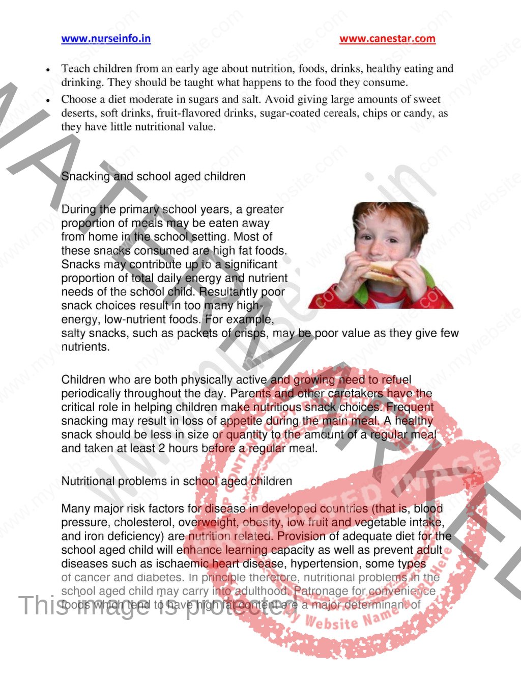 PAEDIATRIC NURSING – I, NOTES/BOOK, MSC FIRST YEAR NURSING - Nurse Info