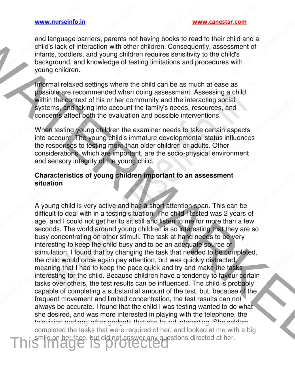 PAEDIATRIC NURSING – I, NOTES/BOOK, MSC FIRST YEAR NURSING | nurseinfo