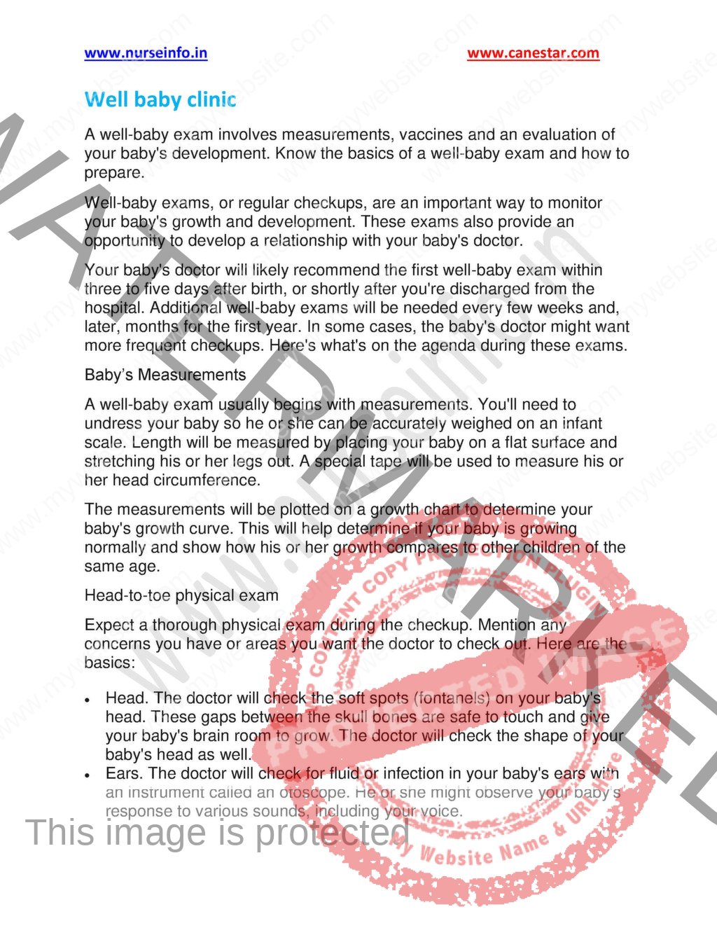 PAEDIATRIC NURSING – I, NOTES/BOOK, MSC FIRST YEAR NURSING | nurseinfo