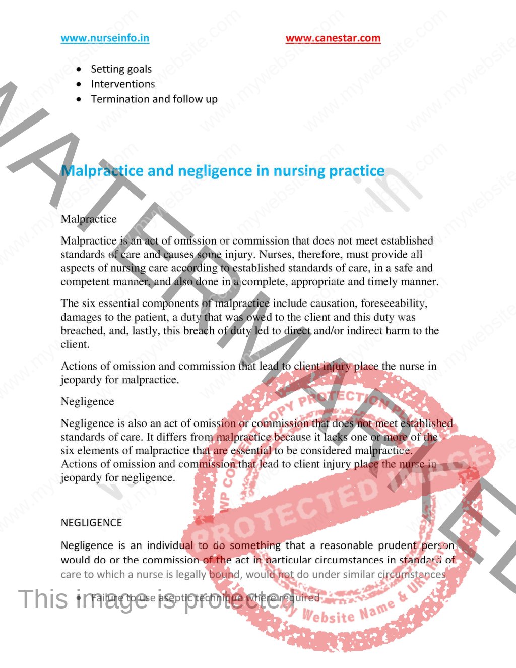 Management of Nursing Services and Education Notes/Book (PDF) - Nurse Info