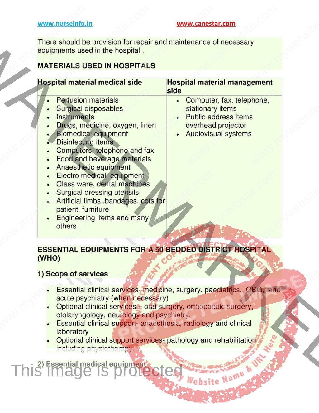 Management of Nursing Services and Education Notes, BSC and P.C. BSC ...