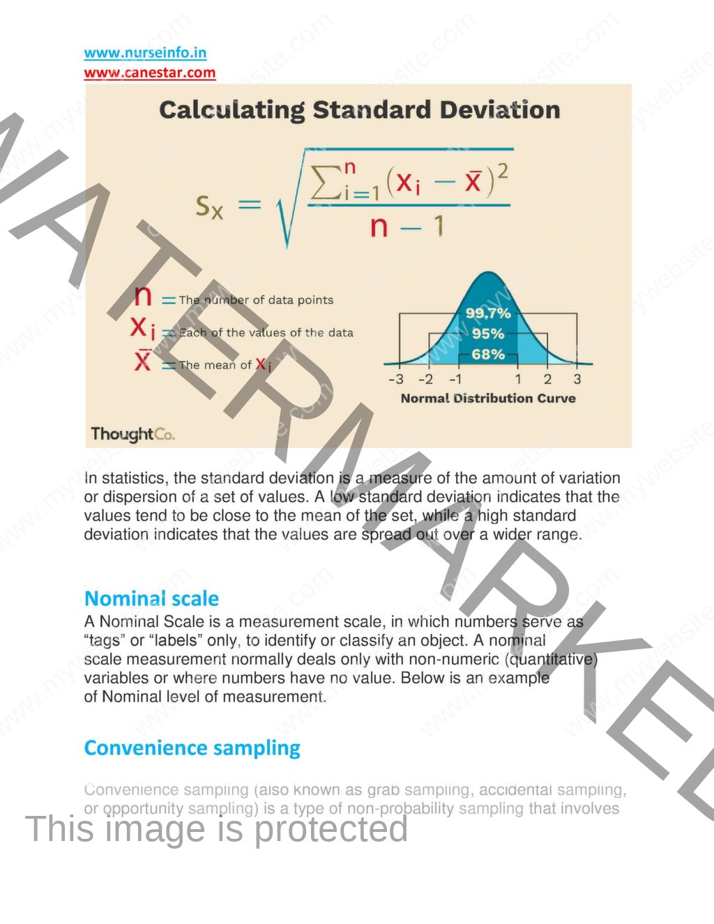 Nursing Research and Statistics Notes (PDF) for BSC, MSC, P.B. BSC AND ...