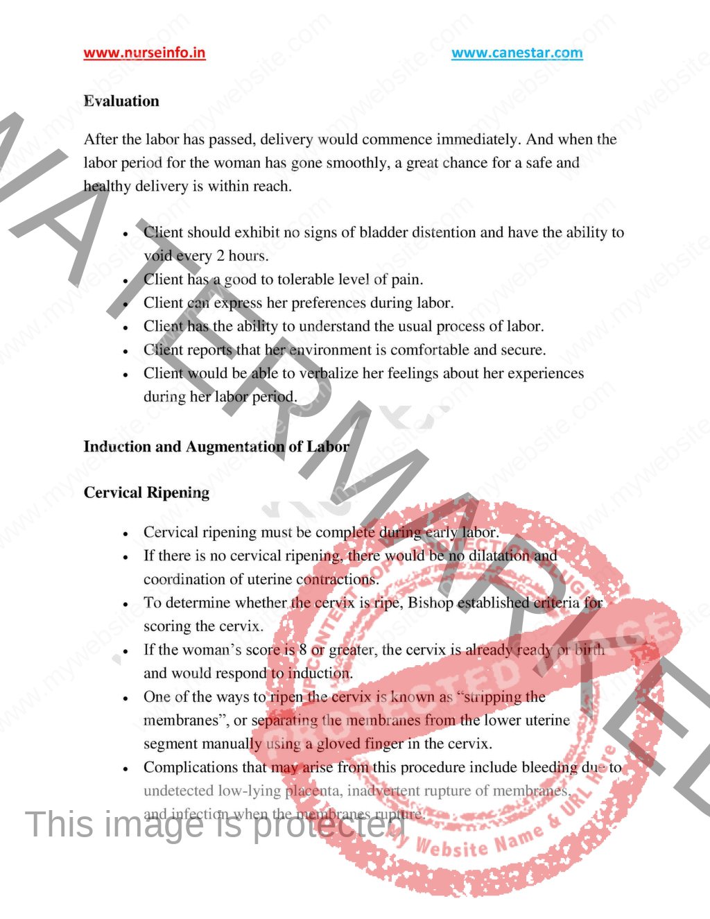 OBG Notes/Book – Midwifery Including Maternity & Gynaecological ...