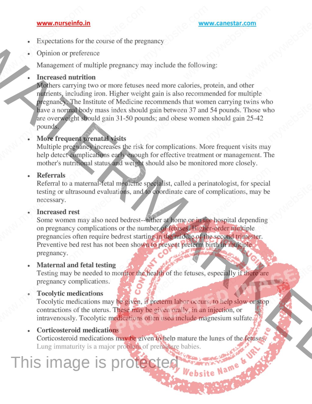 OBG Notes/Book – Midwifery Including Maternity & Gynaecological ...