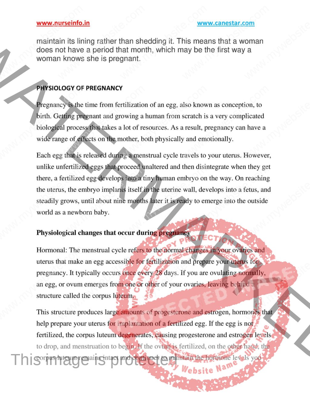 OBG Notes/Book – Midwifery Including Maternity & Gynaecological ...