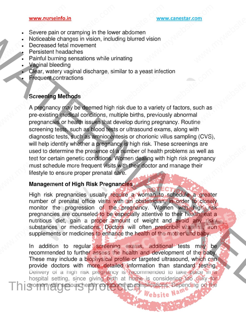 OBG Notes/Book – Midwifery Including Maternity & Gynaecological ...