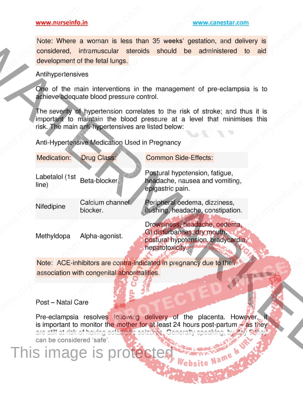 OBG Notes/Book – Midwifery Including Maternity & Gynaecological ...