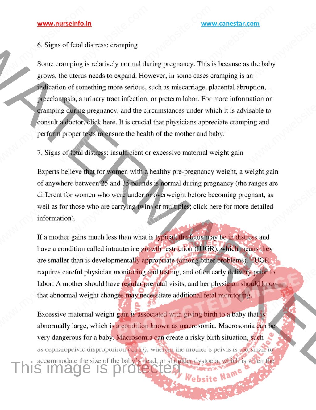 OBG Notes/Book – Midwifery Including Maternity & Gynaecological ...