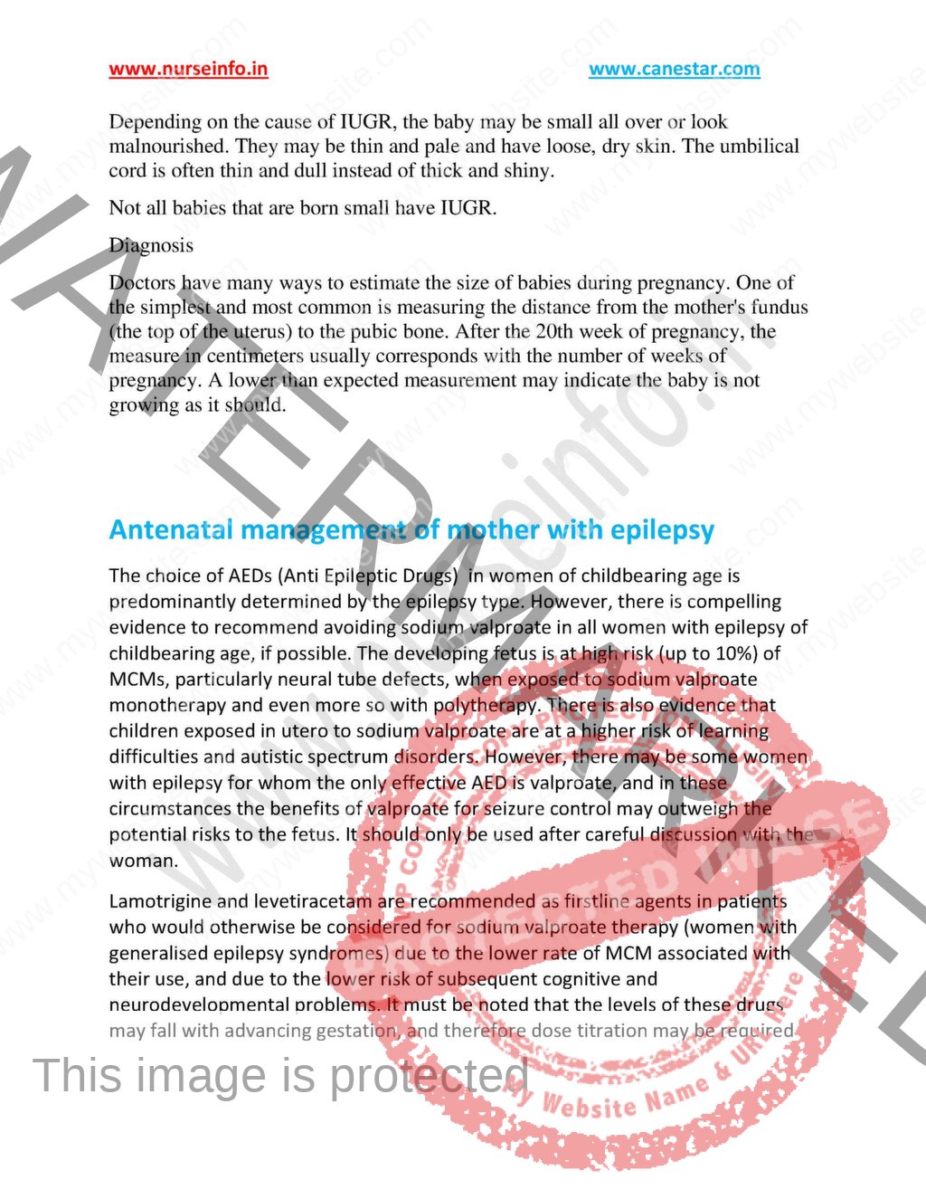 OBG Notes/Book - Midwifery Including Maternity & Gynaecological ...