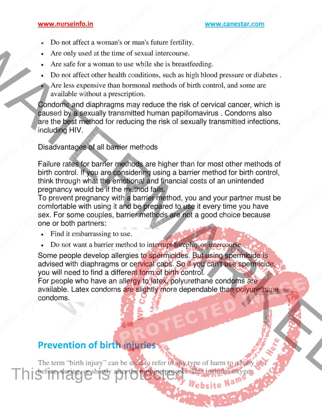 OBG Notes/Book - Midwifery Including Maternity & Gynaecological ...