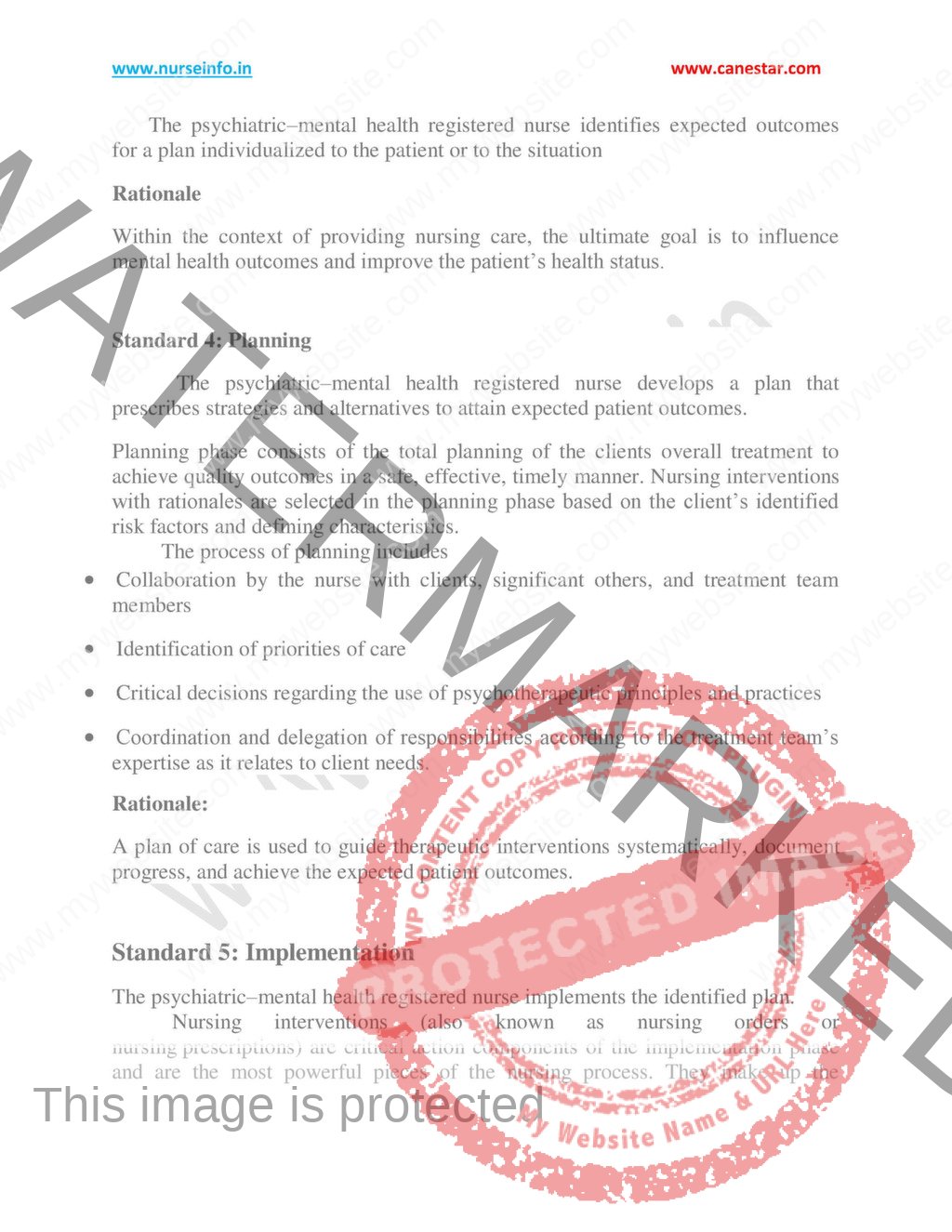 MENTAL HEALTH (PSYCHIATRIC) NURSING NOTES- BSC NURSING THIRD YEAR ...