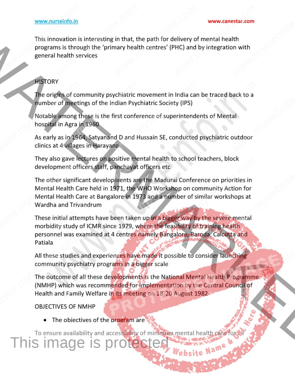 MENTAL HEALTH (PSYCHIATRIC) NURSING NOTES- BSC NURSING THIRD YEAR ...