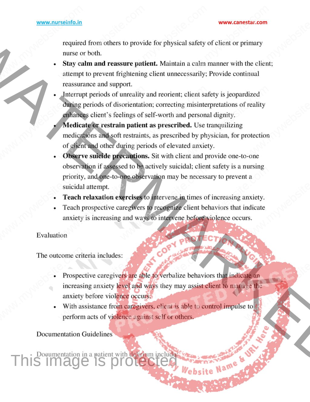 MENTAL HEALTH (PSYCHIATRIC) NURSING NOTES- BSC NURSING THIRD YEAR ...