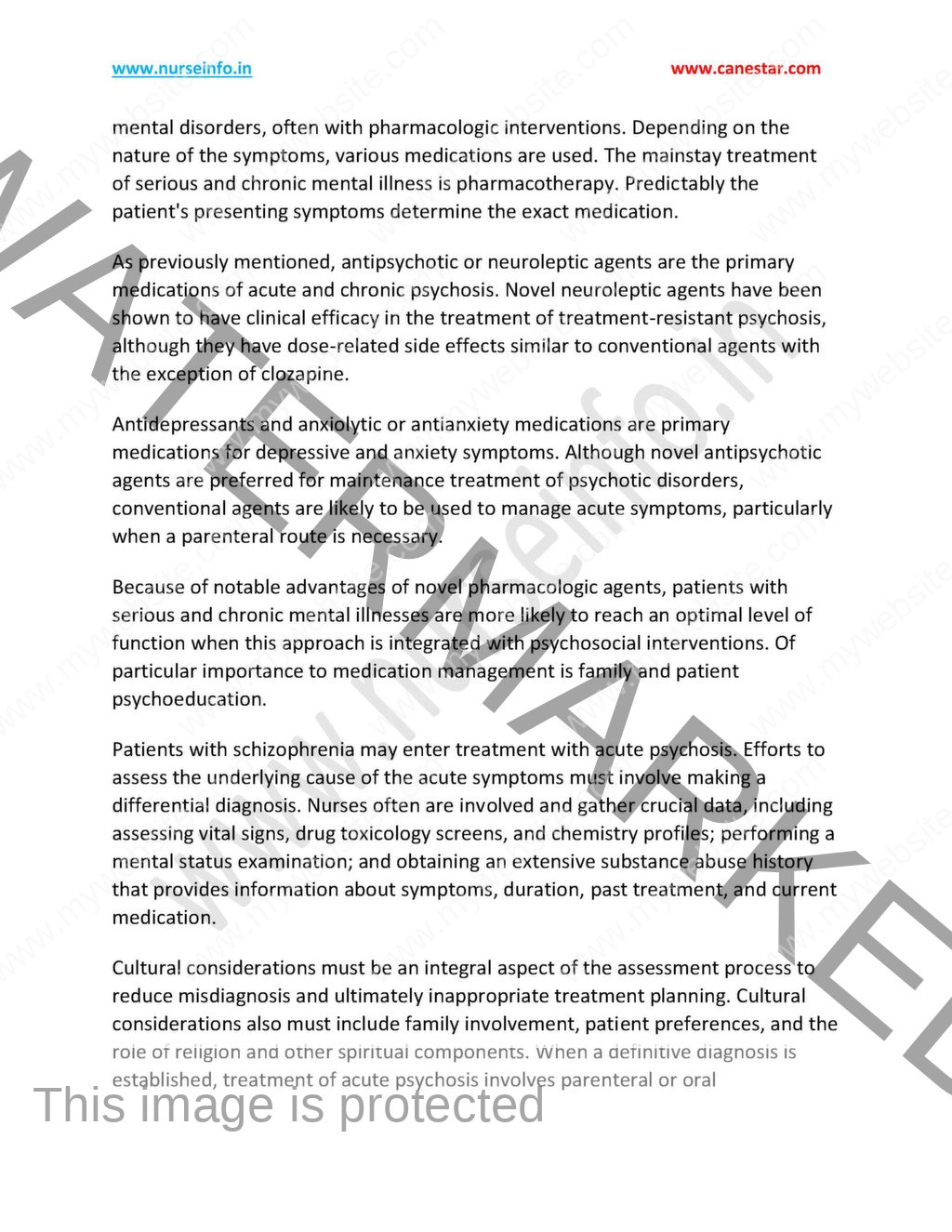 MENTAL HEALTH (PSYCHIATRIC) NURSING NOTES- BSC NURSING THIRD YEAR ...