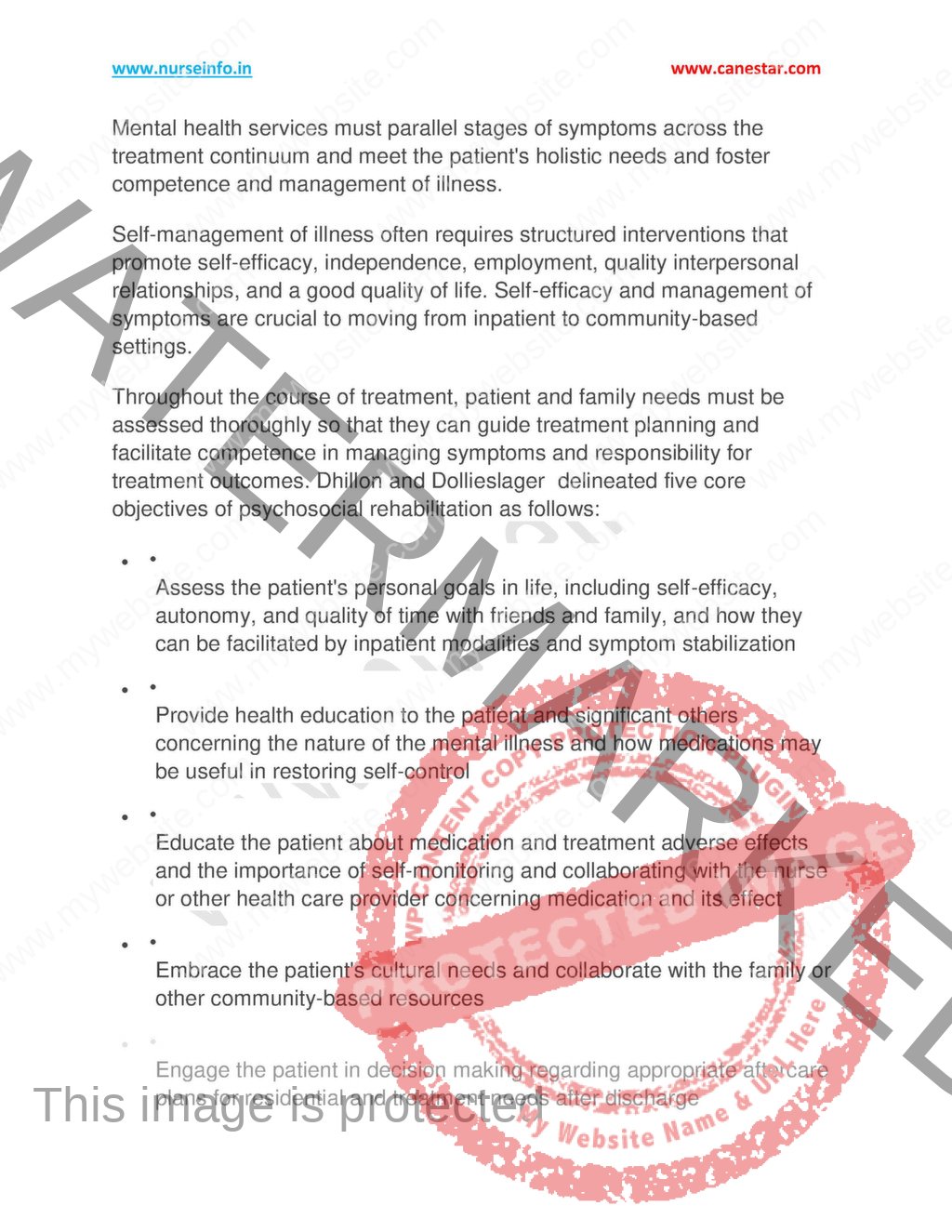 MENTAL HEALTH (PSYCHIATRIC) NURSING NOTES- BSC NURSING THIRD YEAR ...