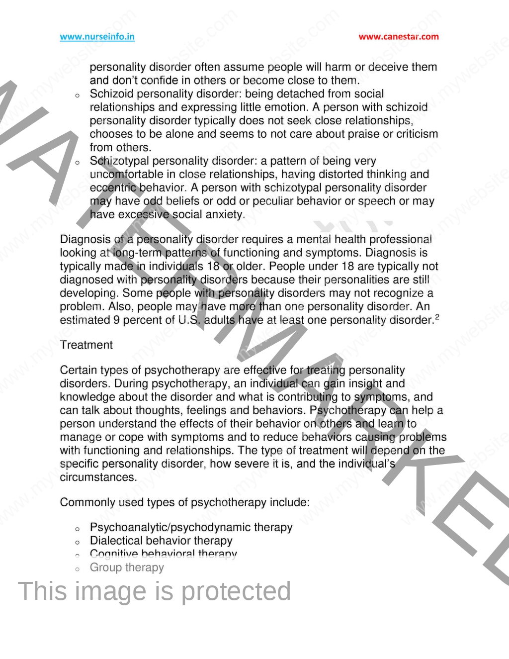 MENTAL HEALTH (PSYCHIATRIC) NURSING NOTES/BOOK - BSC NURSING THIRD YEAR ...