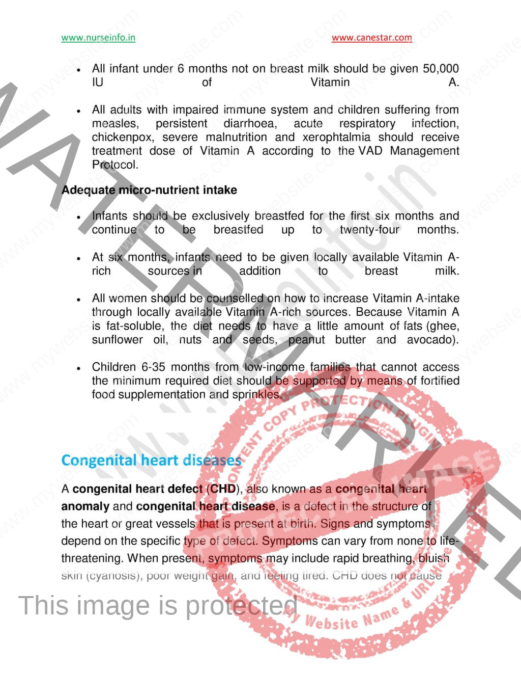 Child (Pediatric) Health Nursing Notes/Book - BSC Nursing Third Year ...