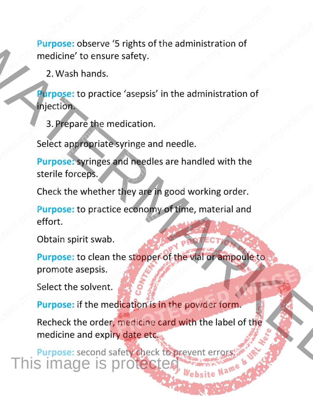 Fundamental of Nursing Procedure (PDF) - Nurse Info