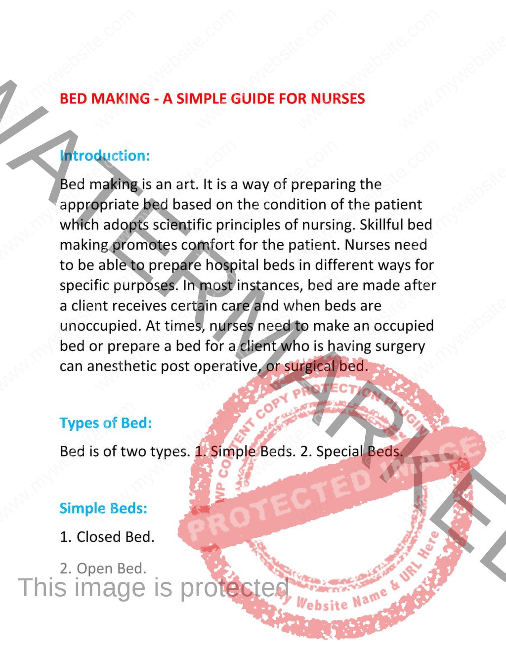 Fundamental of Nursing Procedure BOOK (PDF) | nurseinfo