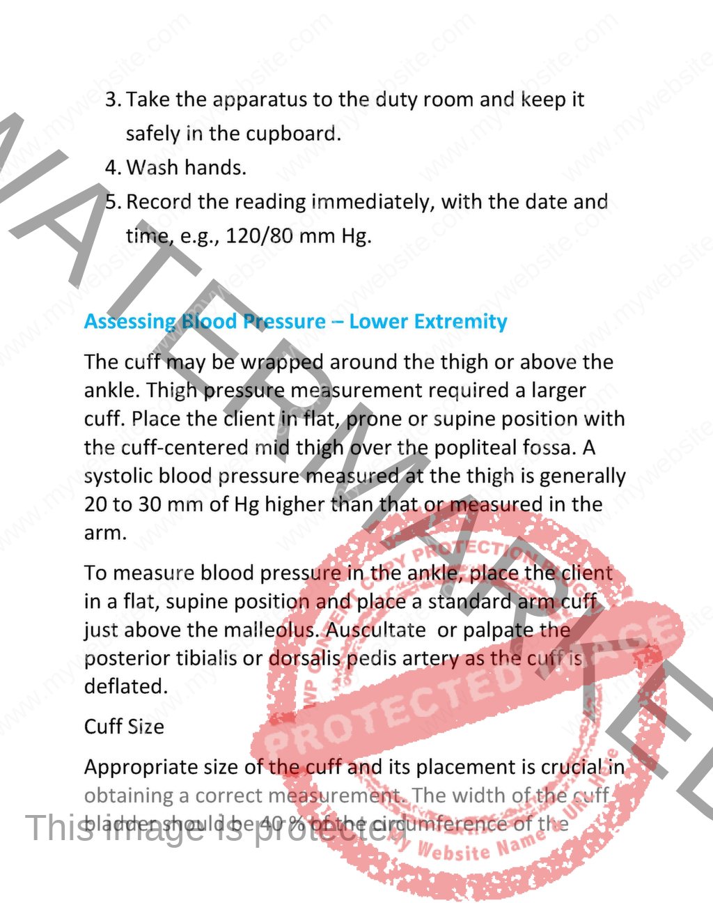 Fundamental of Nursing Procedure BOOK (PDF) | nurseinfo