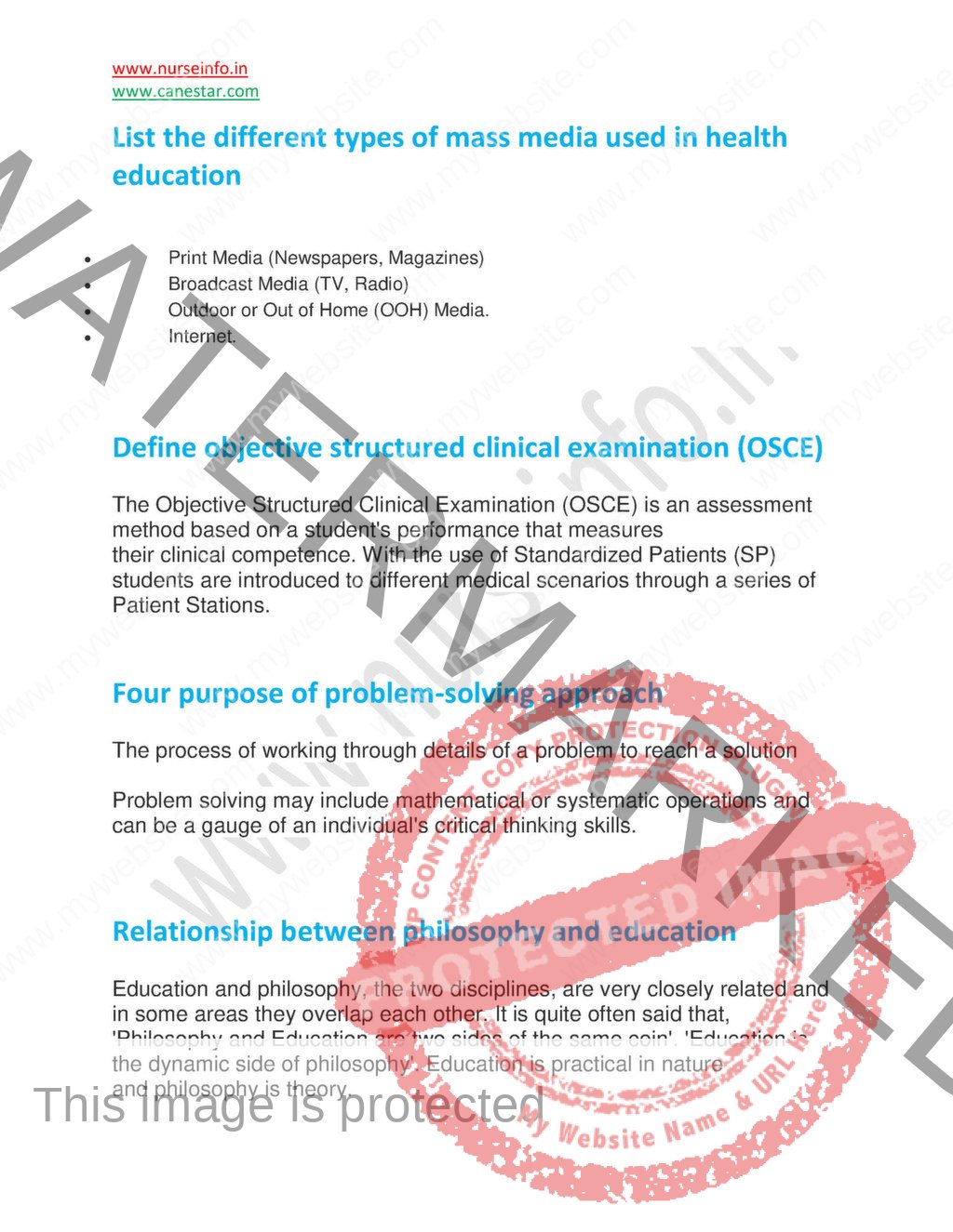 BSC NURSING (CET) Notes/book - Communication and Educational Technology ...