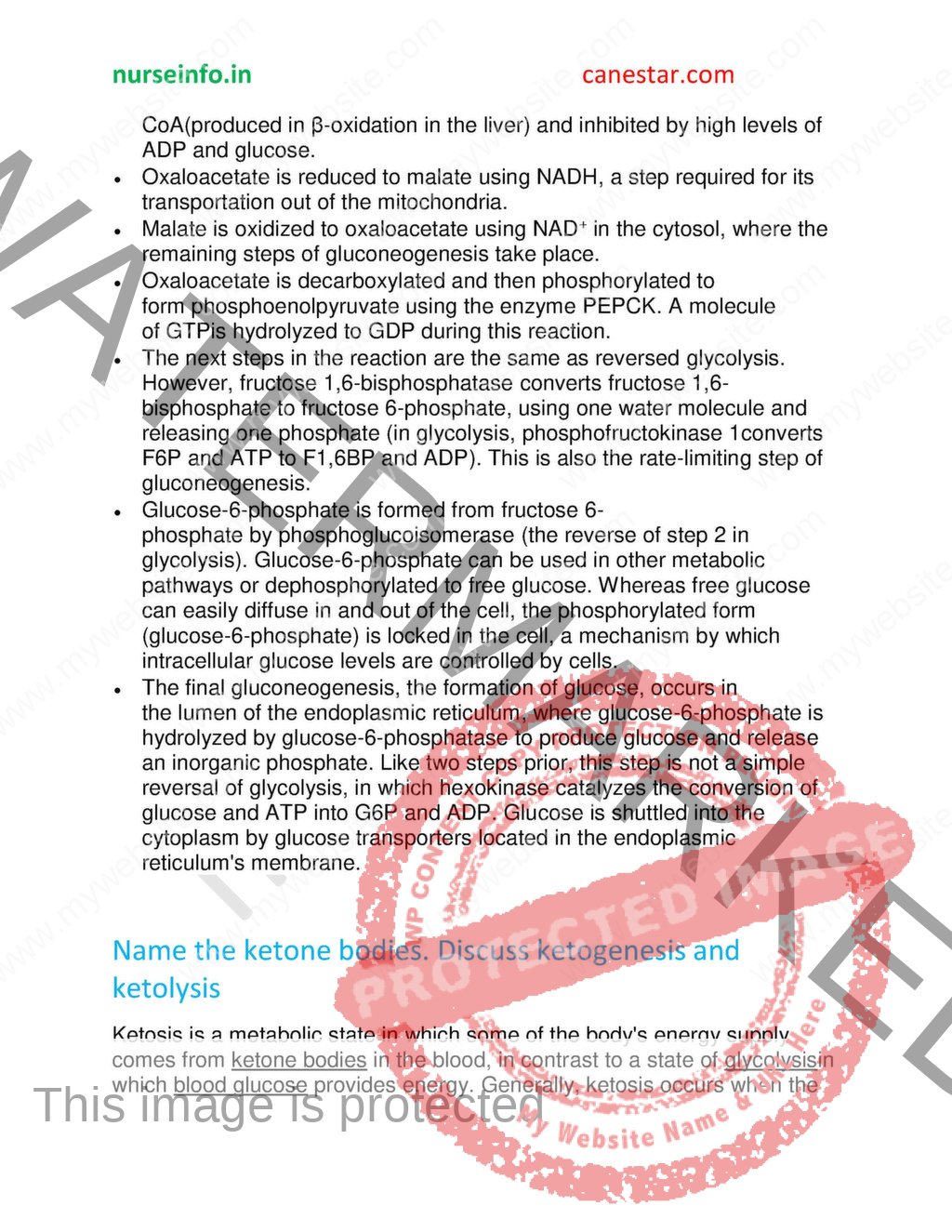 Biochemistry Notes/Book (PDF) for P.C. or P.B. BSC First Year Nursing ...