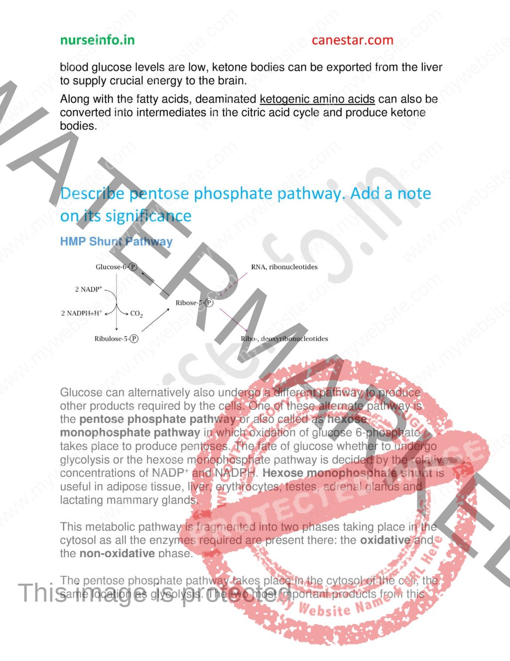Biochemistry Notes/Book (PDF) for P.C. or P.B. BSC First Year Nursing ...