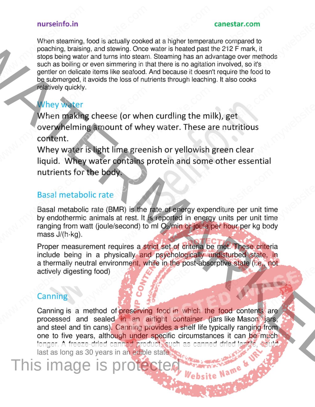 Nutrition and Dietetics Notes/Book (PDF) for P.C. BSC First Year ...