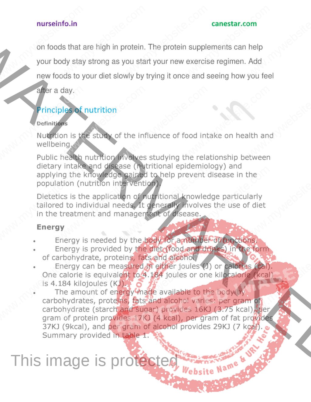 Nutrition and Dietetics Notes/Book (PDF) for P.C. BSC First Year ...