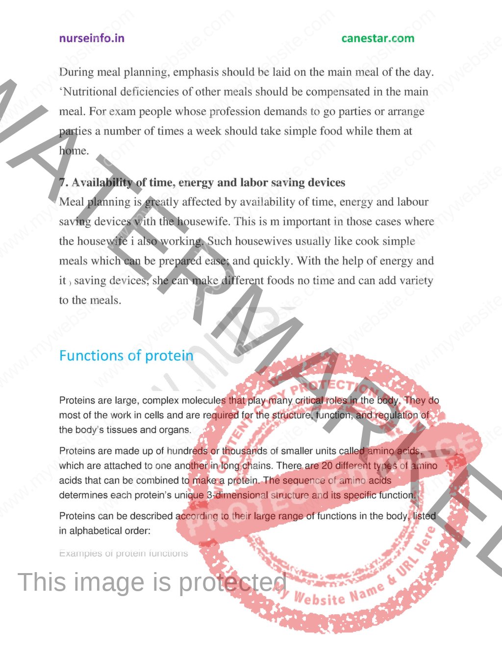 Nutrition and Dietetics Notes/Book (PDF) for P.C. BSC First Year ...