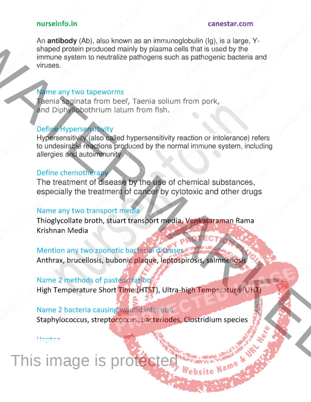 Microbiology Notes/Book (PDF) for P.C. or P.B. BSc Nursing First Year ...