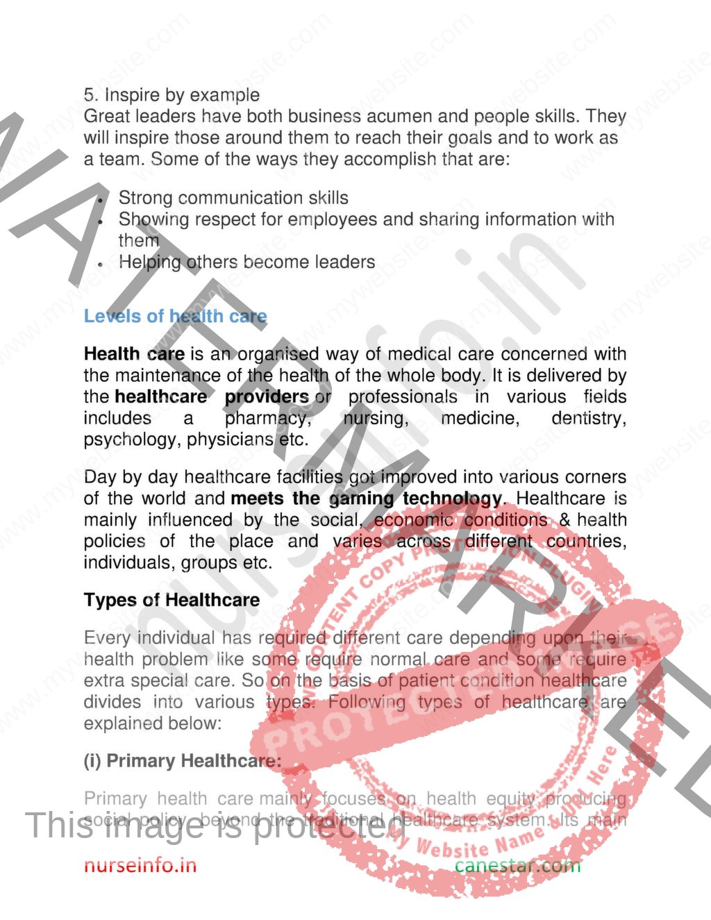 BSC Nursing First Year "Nursing Foundation" Notes/Book (PDF) | nurseinfo