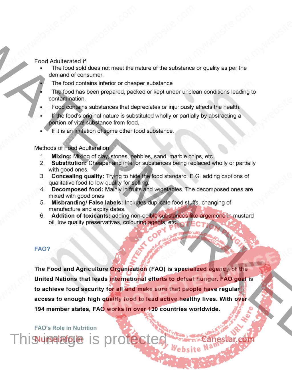 BSC Nursing Nutrition Notes/Book (PDF) - Nurse Info