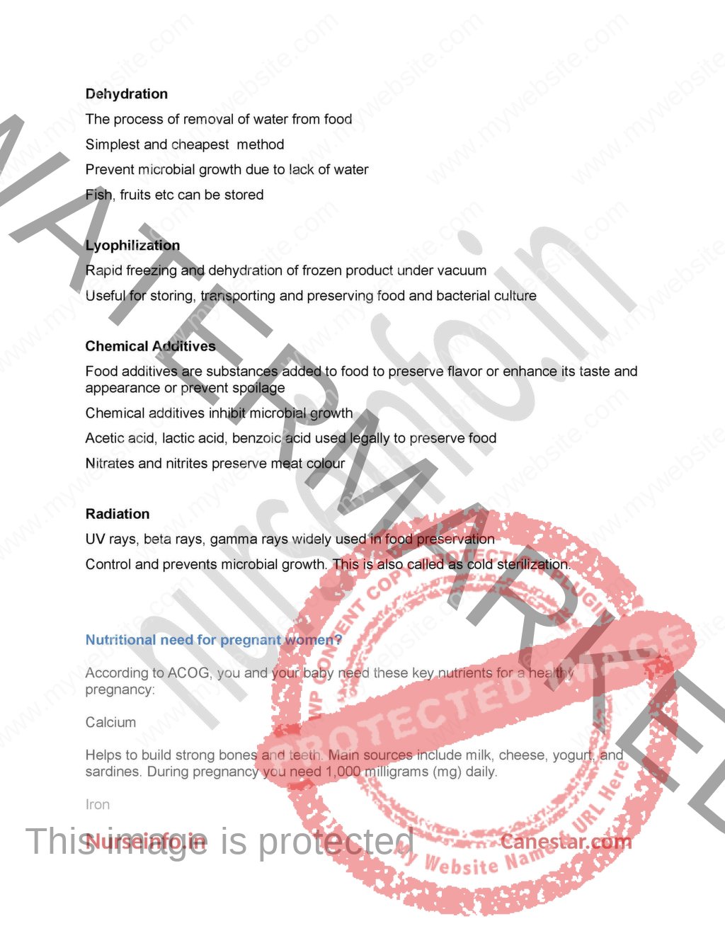 BSC Nursing Nutrition Notes/Book (PDF) - Nurse Info