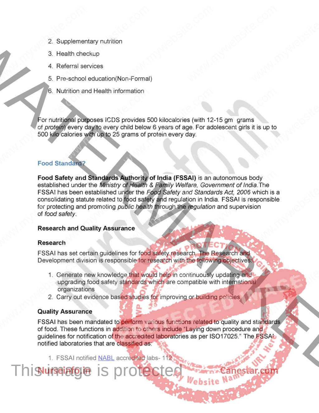 BSC Nursing Nutrition Notes/Book (PDF) - Nurse Info