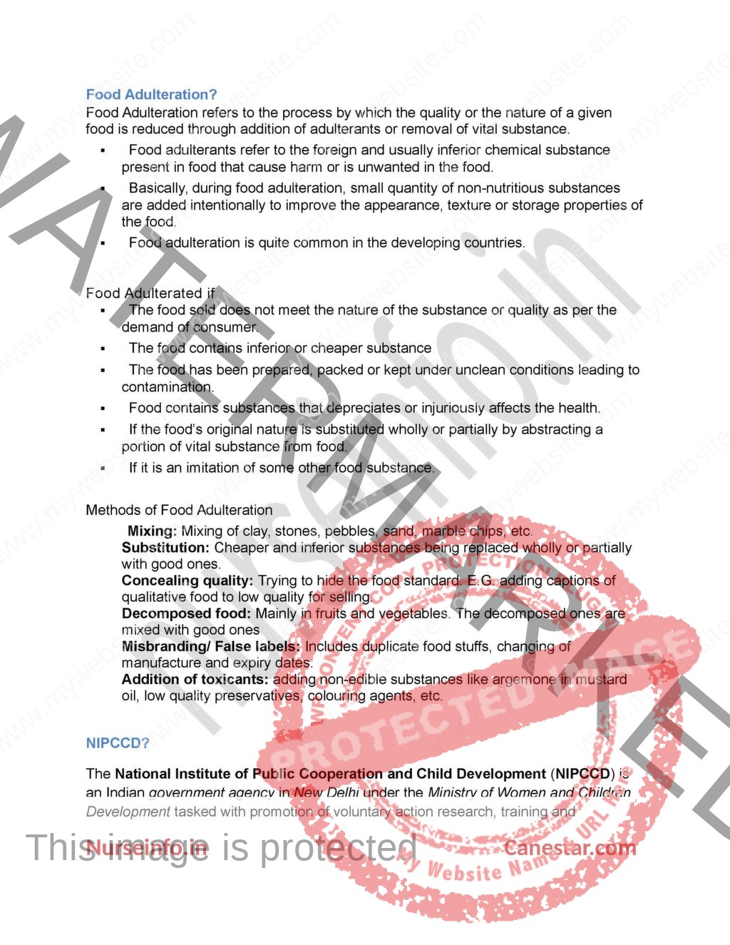 BSC Nursing Nutrition Notes/Book (PDF) - Nurse Info