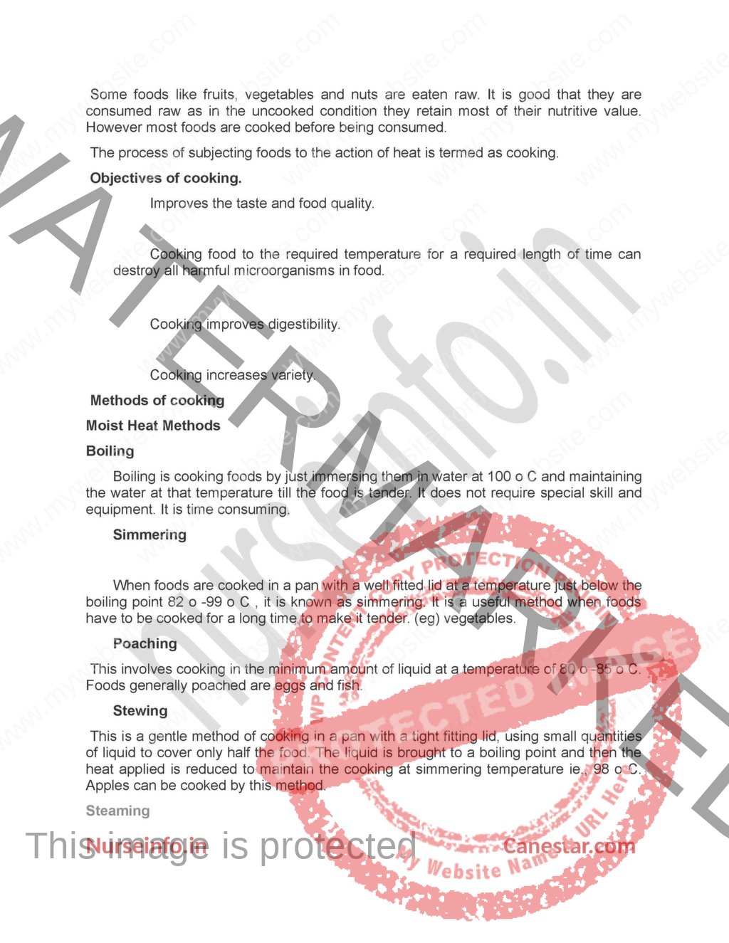 BSC Nursing Nutrition Notes/Book (PDF) - Nurse Info