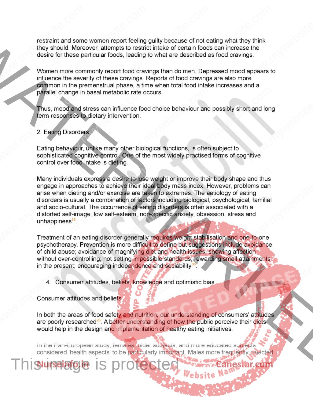 BSC Nursing Nutrition Notes/Book (PDF) | nurseinfo