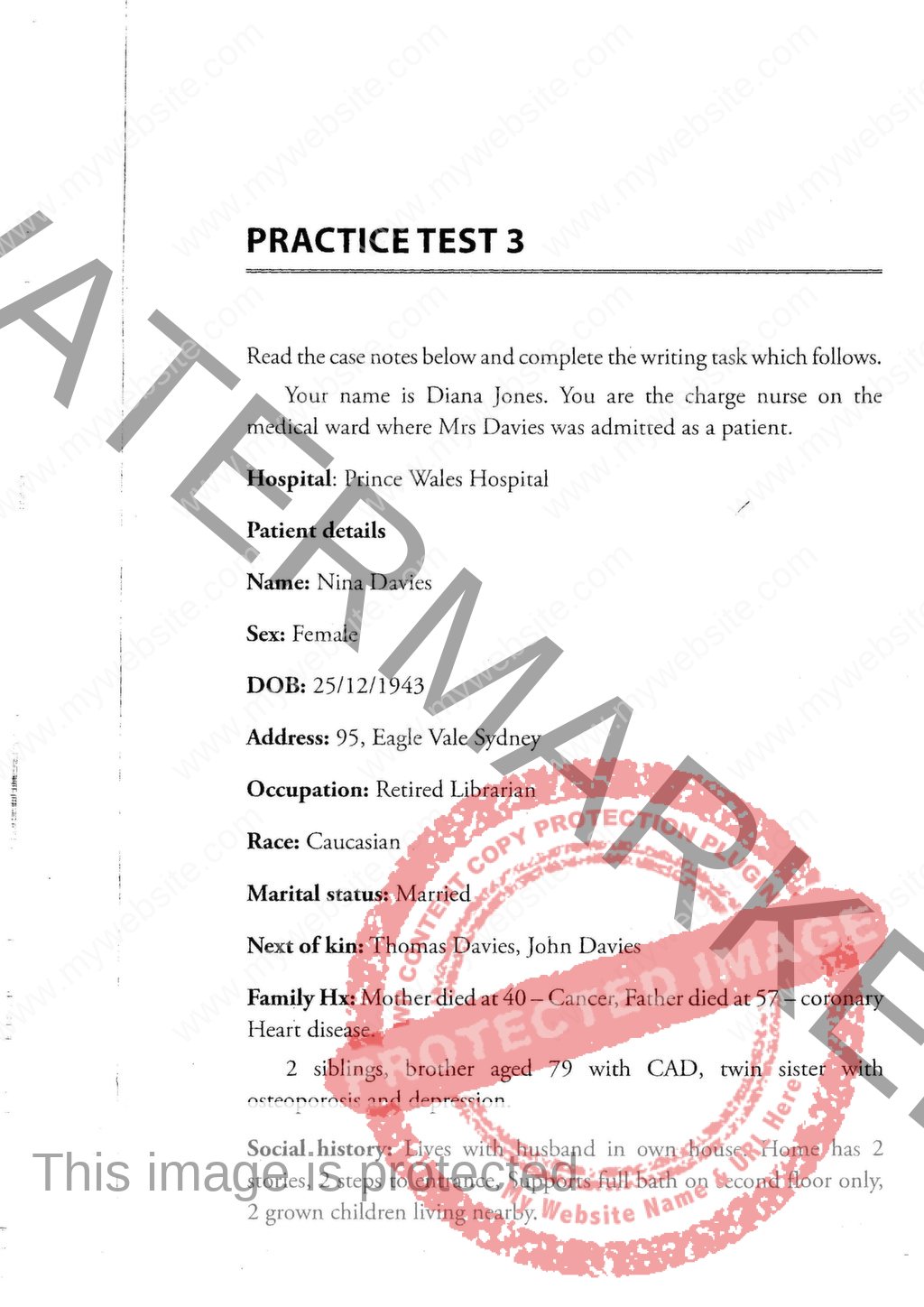 OET WRITING PRACTICE TEST BOOK (PDF) | nurseinfo