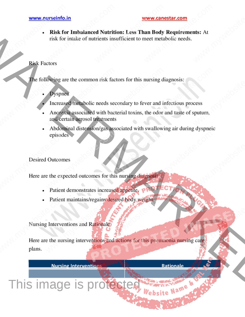 Respiratory Nursing Care Plans (PDF) | nurseinfo