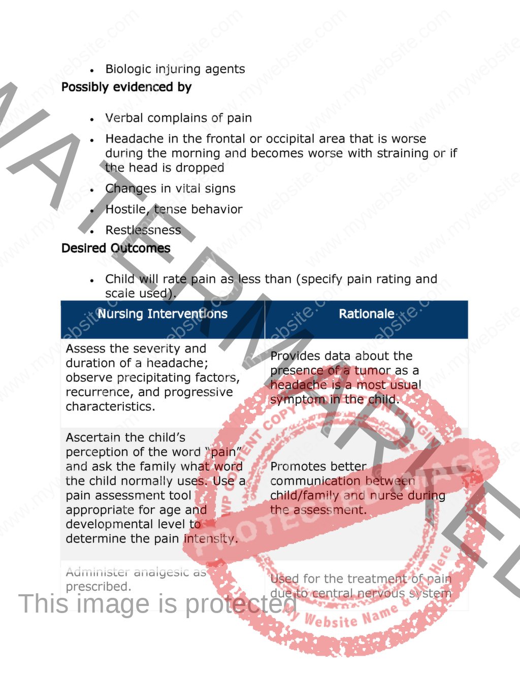 Pediatric Nursing Care Plans (PDF) Book - Nurse Info